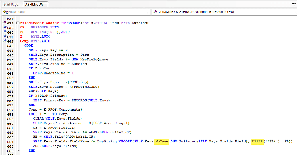 Does The Case Sensitive Key Attribute Still Affect Speed In Clarion 11 Re Sql Indexes Clarionhub