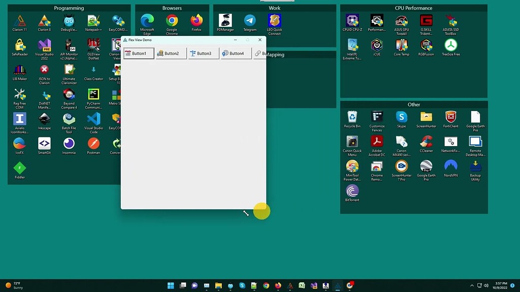 My idea of a "Flex" view - C11 Example and Template Added - code ...