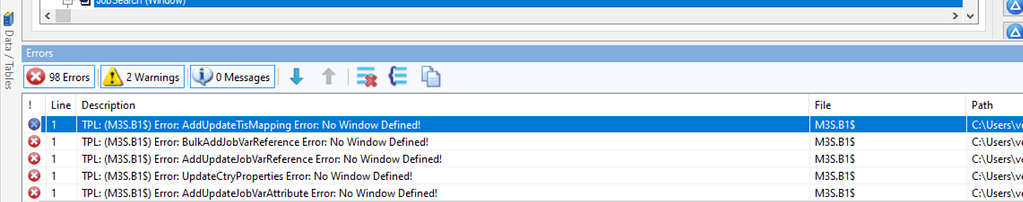 Generating C5 App in Clarion 11 gets Error: No Window Defined! - #SEQ ...