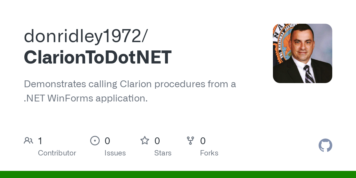 Clarion to .NET (WinForms) Example Application - Showcase - ClarionHub