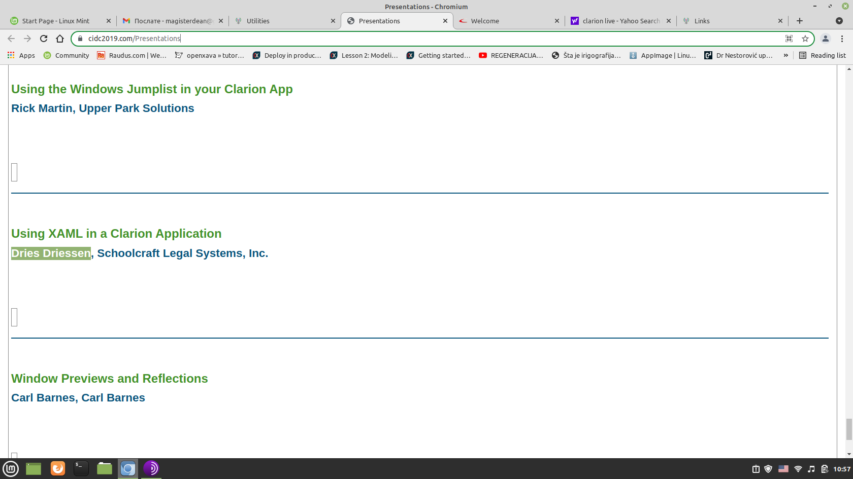 Microsoft’s Xaml Islands can be used in a Clarion app. This allows “modern” UWP Windows controls ...